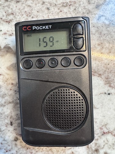 C. Crane CC Pocket AM FM and NOAA Weather Radio with Clock and Sleep ...