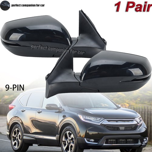 Left Right 9Pin Side Wing Mirror For Honda CRV 2017-2022 W/Blind Spot ...