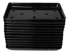 Pack Of 12 Black Neta Zara Sushi Case Sashimi Plates With Drip Holes 8. ...