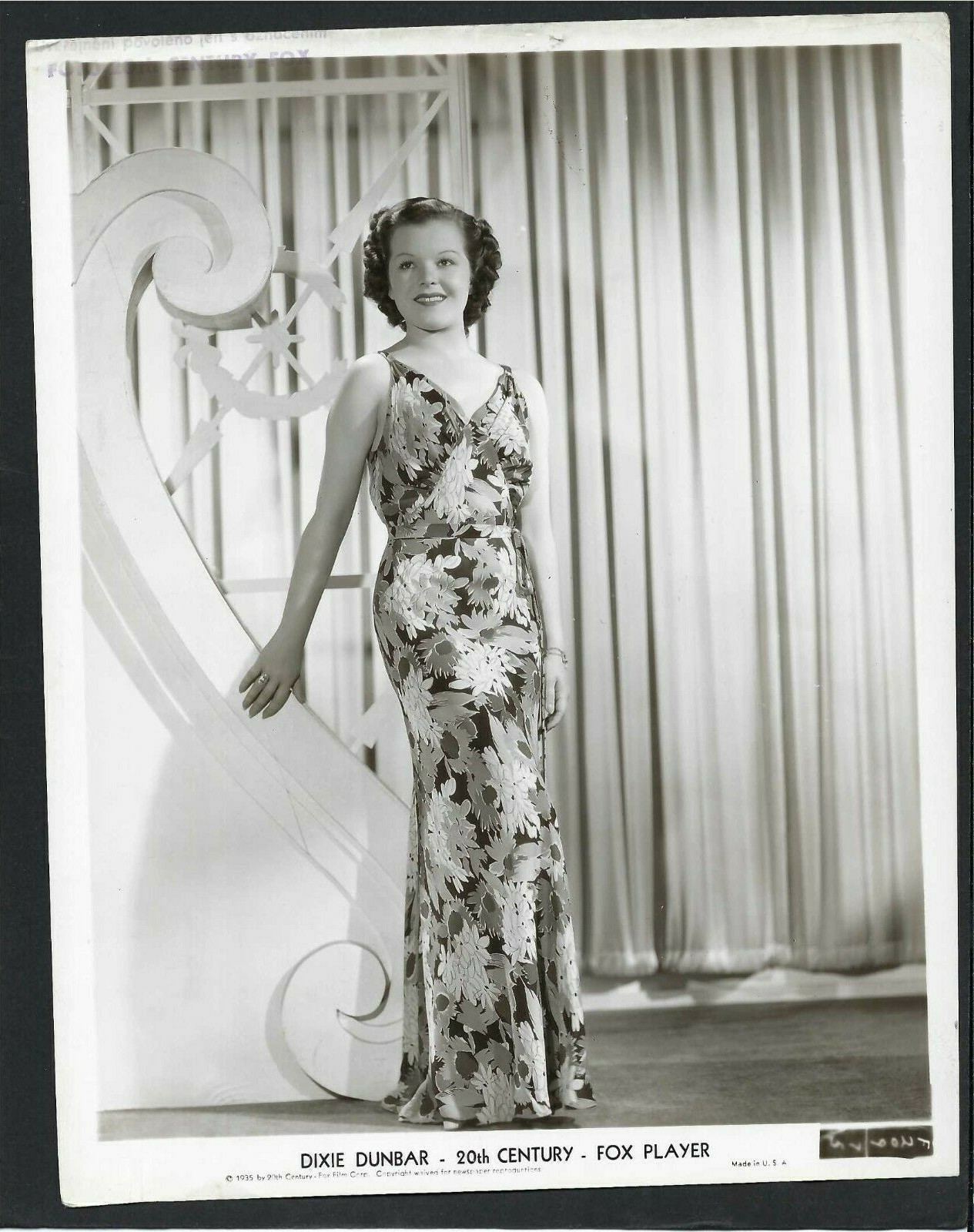 HOLLYWOOD DIXIE DUNBAR ACTRESS ELEGANT VINTAGE 1935 ORIGINAL PHOTO | eBay