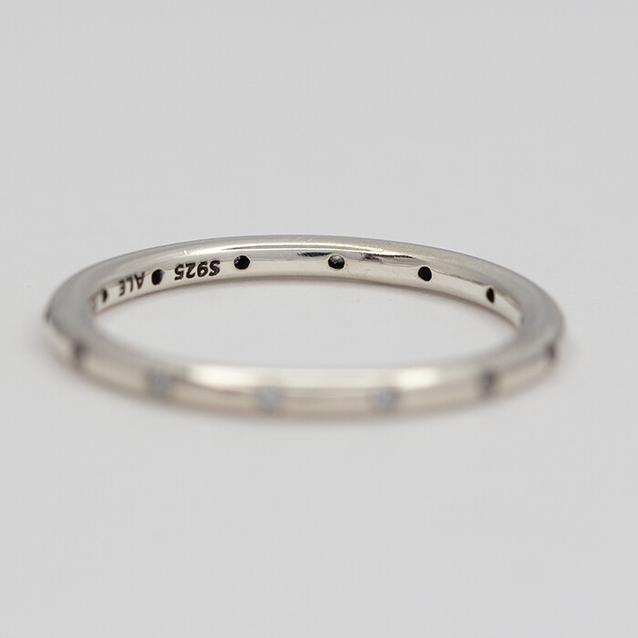 New Authentic Pandora Ring Droplets Multiple Size 190945CZ W Suede ...