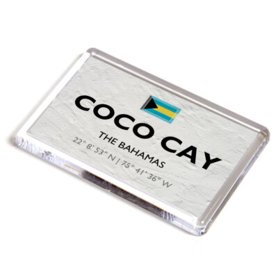 FRIDGE MAGNET - Coco Cay - The Bahamas - Lat/Long | eBay UK