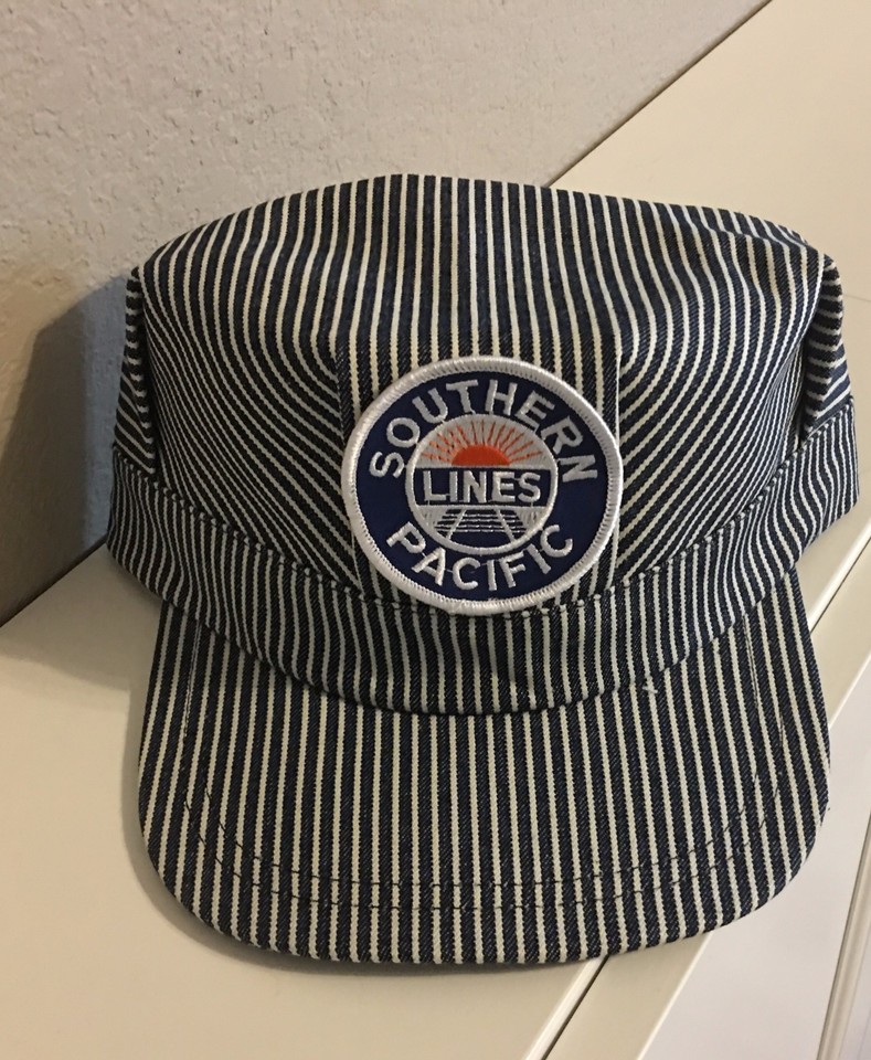 Engineer/Conductor Cap /Hat- SP Southern Pacific- adjustable-Adult or ...