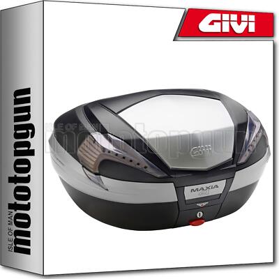 GIVI V56NT TOP CASE + REAR RACK MAXIA 4 YAMAHA FJR 1300 2001 01 2002 02 ...