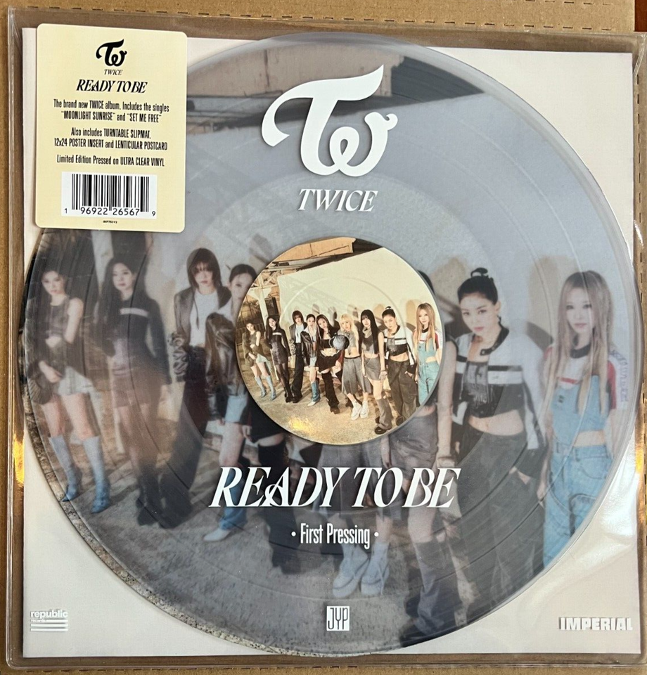 Twice - READY TO BE (D2C Exclusive Ultra Clear Vinyl) First Pressing ...