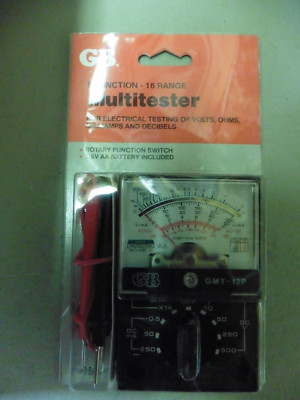 New Old Stock Made in 1991 GB MultiMeter Tester GMT-18P 6 Function 18 ...