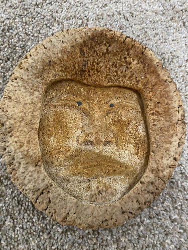 Alaska Whale bone mask with baleen eyes | eBay