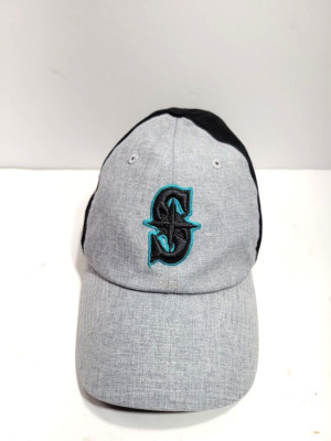 Seattle Mariners Grey/Black with Black/Blue "S" Compass Logo Snapback ...