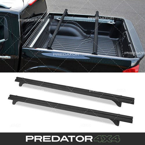 BLACK TRUCK BED CROSS BARS BED RAILS KIT CARGO RACK FOR FORD RANGER T9 ...