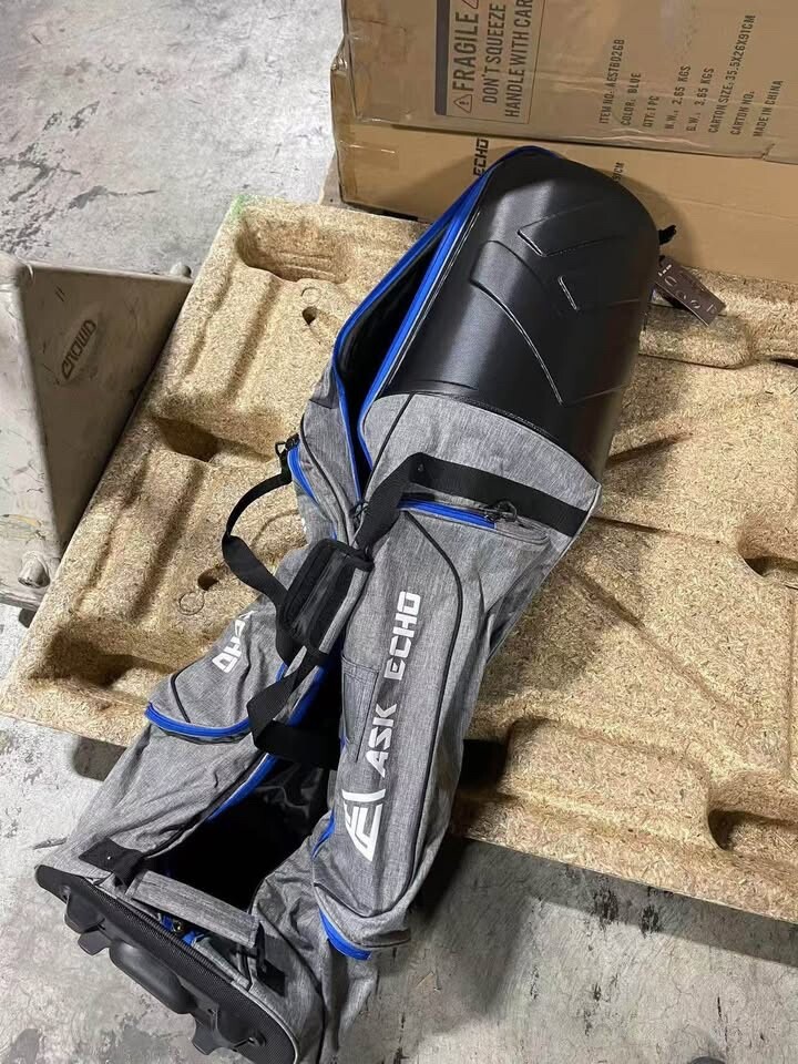 ASK ECHO Golf Bag with Wheels - used open box | eBay