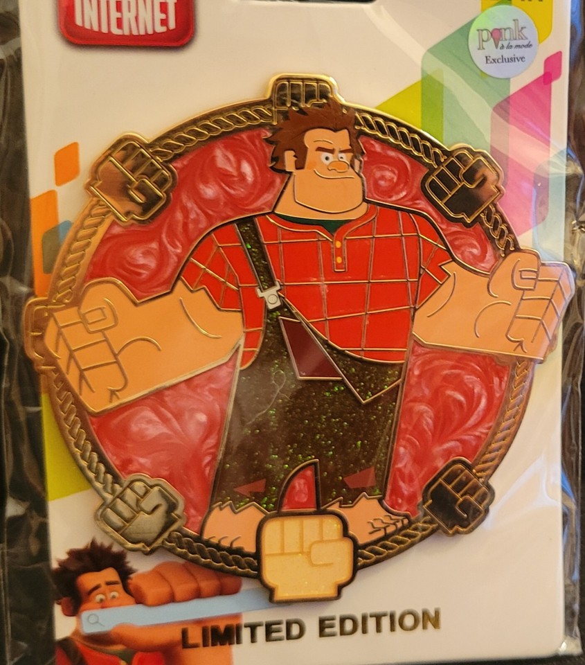 Pink A La Mode Wreck-It Ralph Ralph 3” Pin LE 300 | eBay