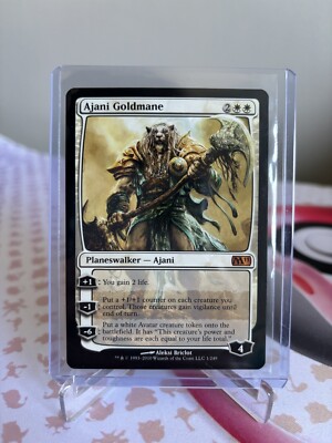 AJANI GOLDMANE M11 Magic 2011 MTG White Planeswalker MYTHIC RARE | eBay