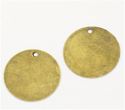 Antique bronze metal stamping blanks round 20mm pack of 200 | eBay