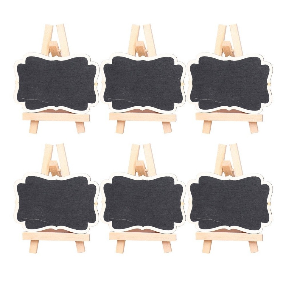 6 Pcs Message Board Ornament Display Chalkboards Blackboard Decoration ...