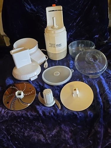 WORKING! Presto Minnie Max Mini Compact Food Processor 9pc | eBay