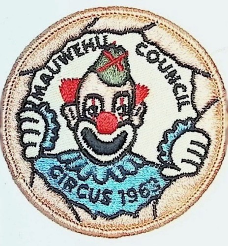 Boy Scout Event Patch Mauwehu Council Circus 1963 | eBay