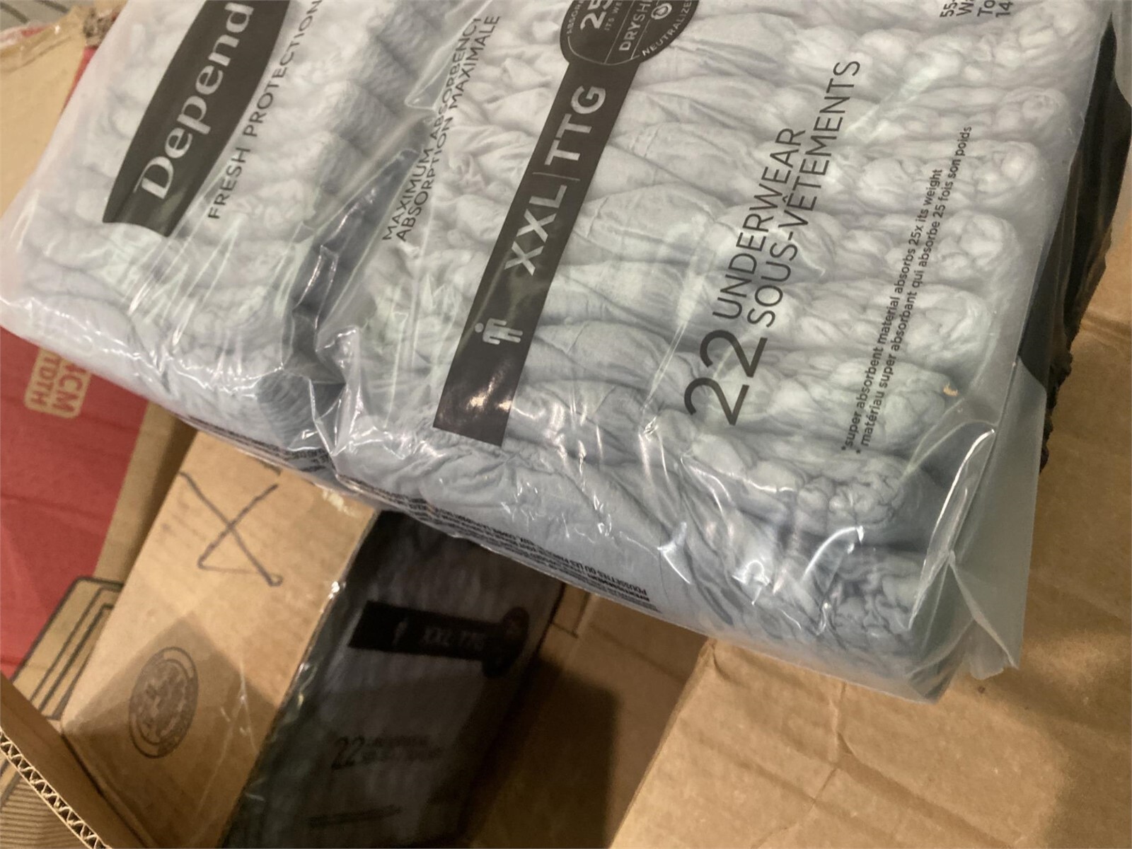 Depend FIT-FLEX XXL Incontinence Underwear, 44 Count - 4 Pack for sale ...