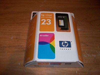 Genuine HP 23 Tri-Color InkJet Print Cartridge NEW SEALED Expire 2004 ...
