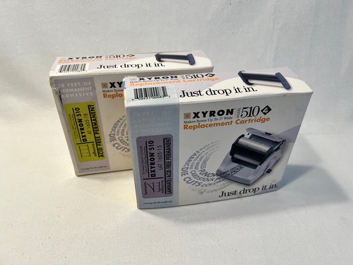 Lot of 2 - Xyron Refill Cartridge Model 510 Permanent Adhesive AT1605 ...