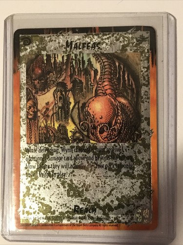 Rage CCG ~ Wyrm Foil: Malfeas Ultra Rare NM To MINT | eBay