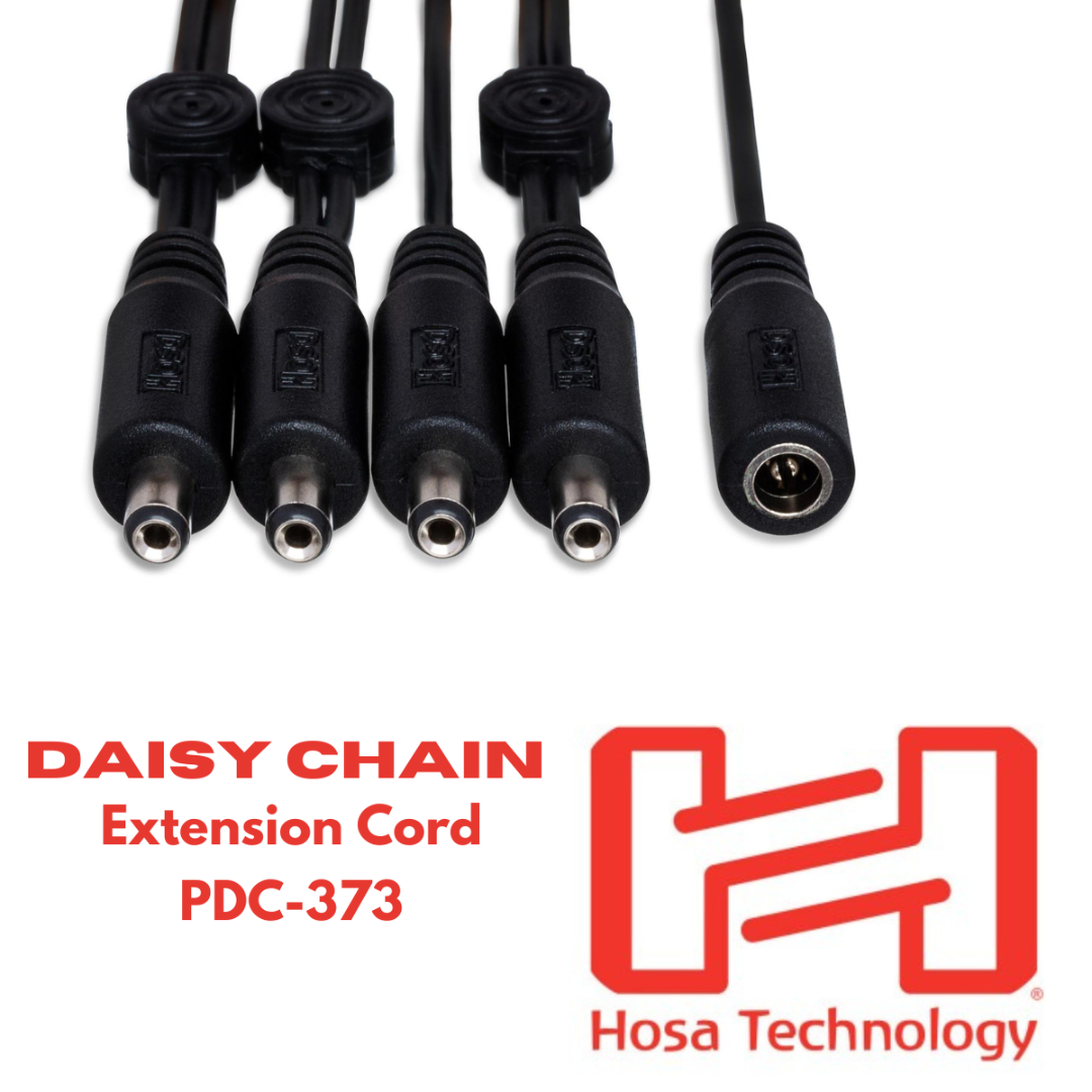 Hosa 4 Way Daisy Chain Power Cable for Guitar Pedals PDC-373 | eBay