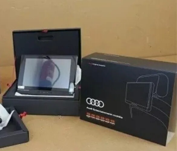 Genuine Audi Tablet TV Rear Seat Entertainment 1x 10.1" Touch Screen ...