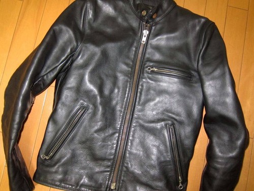 VANSON Single Riders Jacket Type B Leather Black Made in USA 36 | eBay