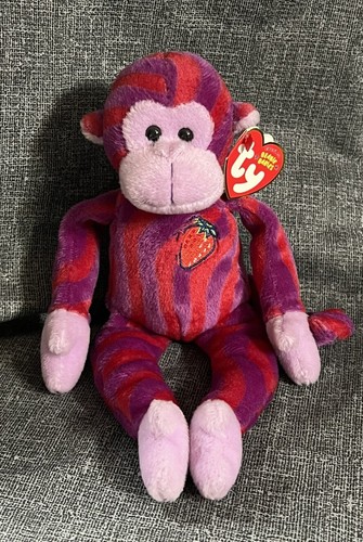 Ty Beanie Baby -TWISTY THE MONKEY WALGREENS EXCLUSIVE Stuffed Plush W ...