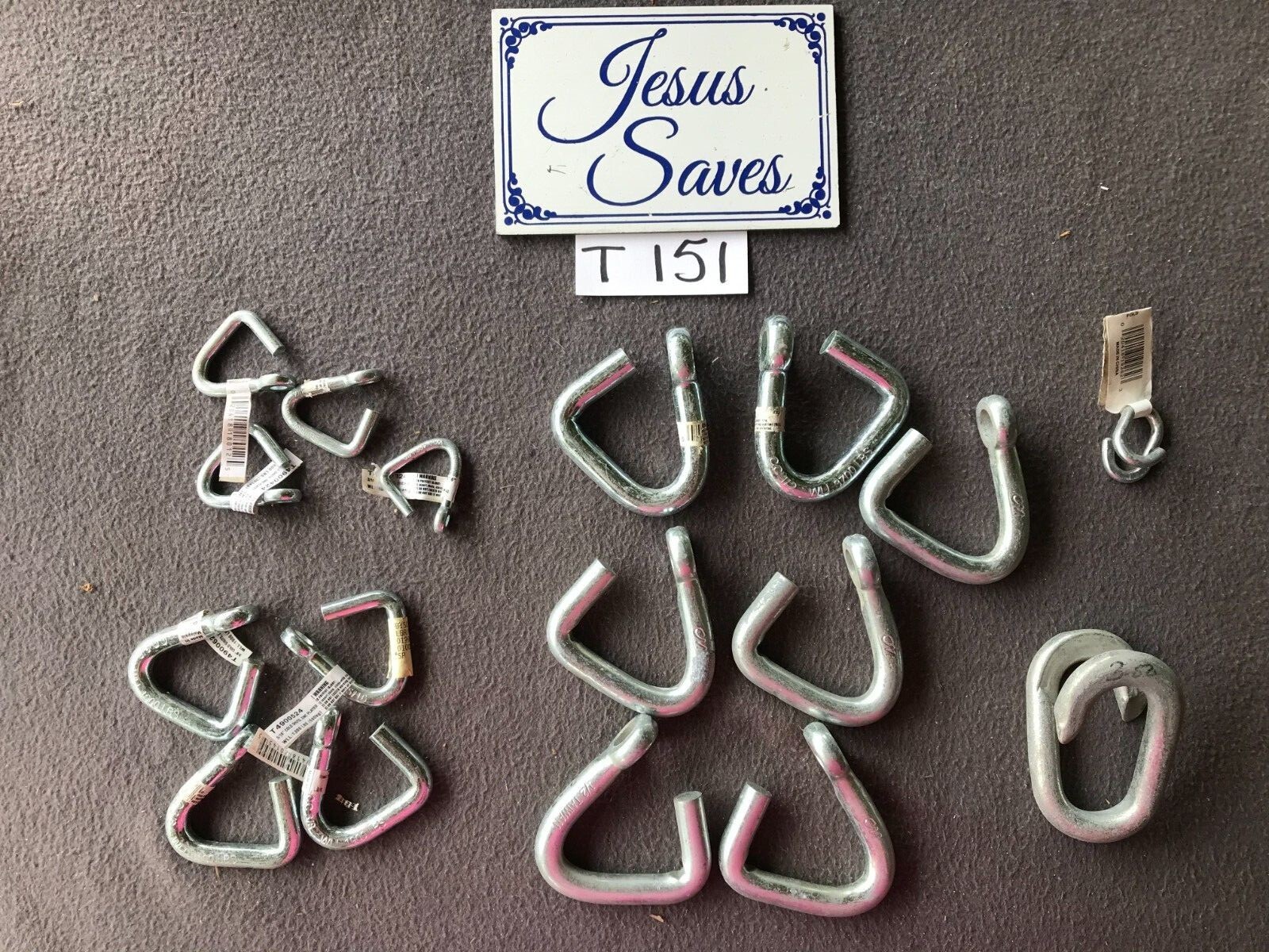 17 Mild Steel Cold Shuts 1/2'' 3/8'' 1/4'' 3/16'' Links T151 | eBay