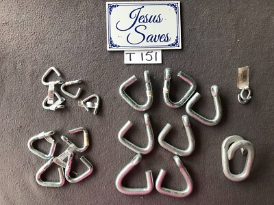 17 Mild Steel Cold Shuts 1/2'' 3/8'' 1/4'' 3/16'' Links T151 | eBay