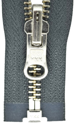 YKK Reversible Slider Zipper 20-155 cm 5 mm Metal Silver Gray 1 Way | eBay