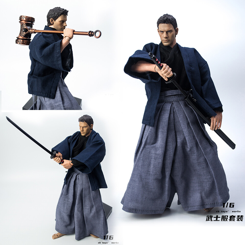 1/6 Scale Male Ancient Japanese Samurai Suit Taito Hammer Model | eBay