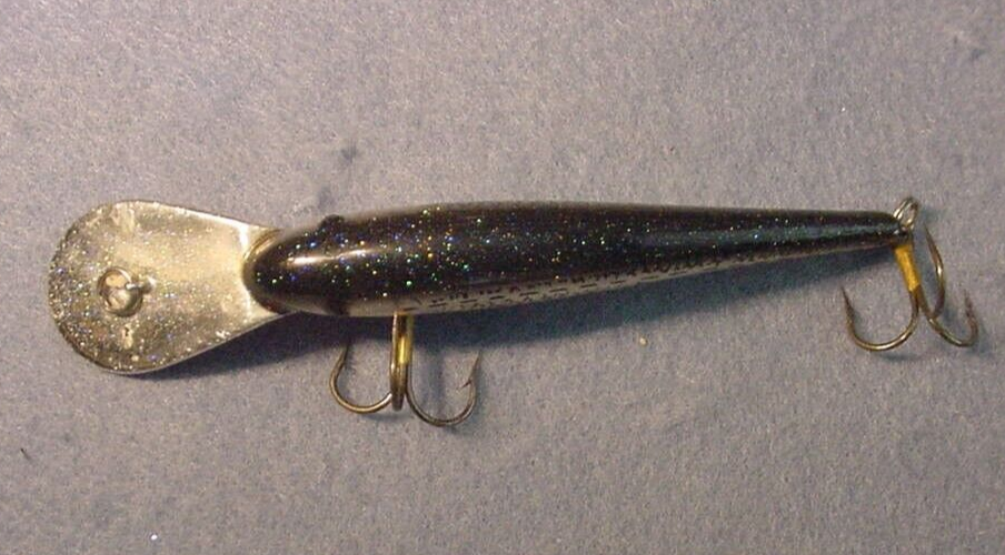 Cotton Cordell Wally Minnow Jr. Crankbait 3 /4" Body Silver Black ...