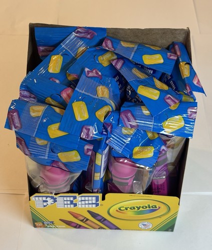 Vintage Crayola Crayon Themed Pez Dispenser Box Full Set | eBay