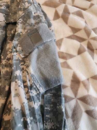 US Army Camo Military Combat Uniform Shirt Jacket Top Coat Medium-Long ...