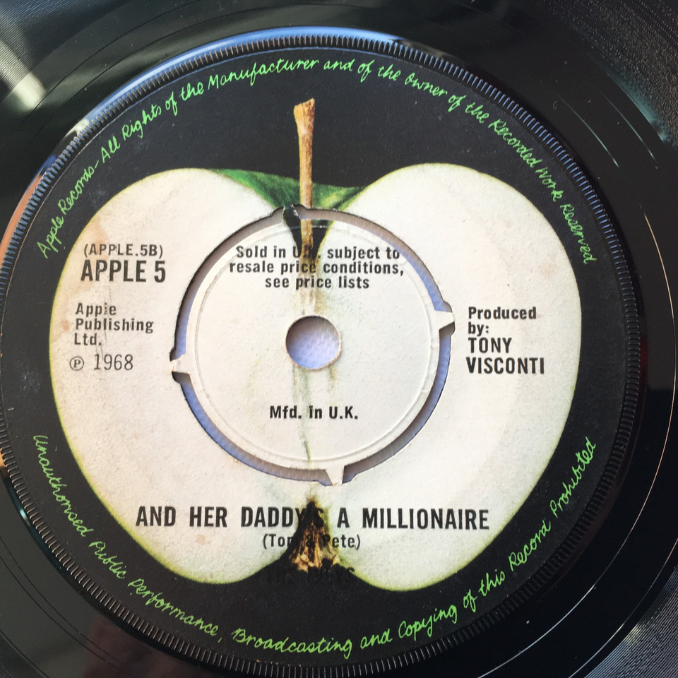 THE IVEYS "MAYBE TOMORROW" INCREDIBLY RARE UK BEATLES APPLE LABEL ...