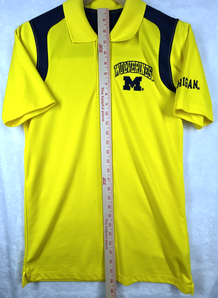 University of Michigan Wolverines Knights Apparel Men’s Polo Shirt Size ...