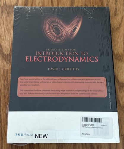 Introduction To Electrodynamics by David J. Griffiths Book 4th EditionO ...