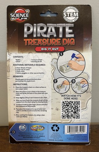 New Science by Me STEM Pirate Treasure Dig Excavate Discover ...