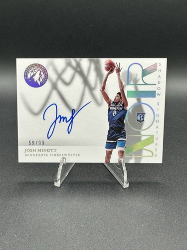 2022-23 Panini Noir Josh Minott Shadow Signatures Auto #/99 Rookie RC ...