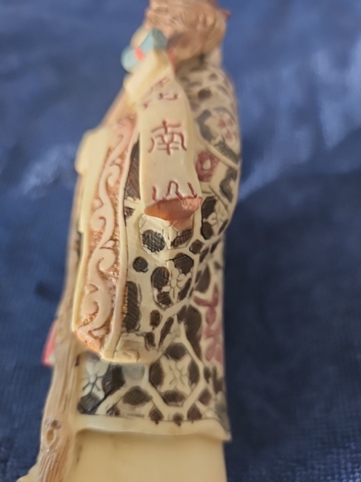 Vintage Set Of 3 Chinese Gods Fu Lu Shou Hand Painted Made In China ...