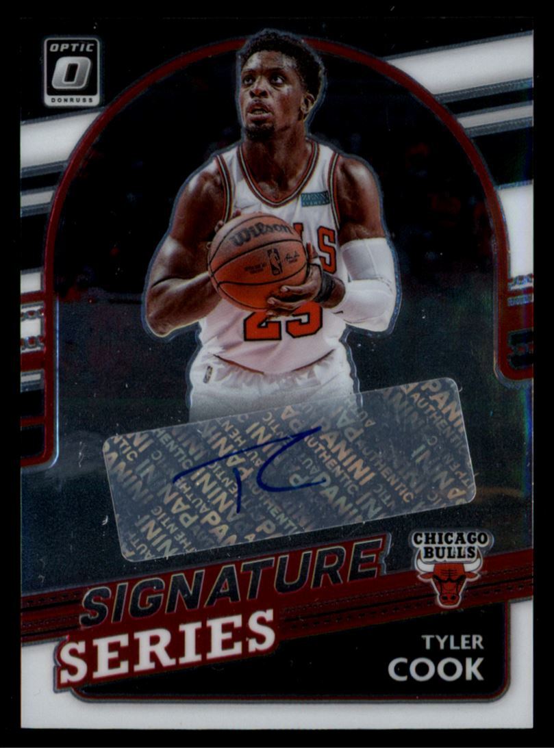 2021-22 Donruss Optic Signature Series Tyler Cook Auto Chicago Bulls # ...