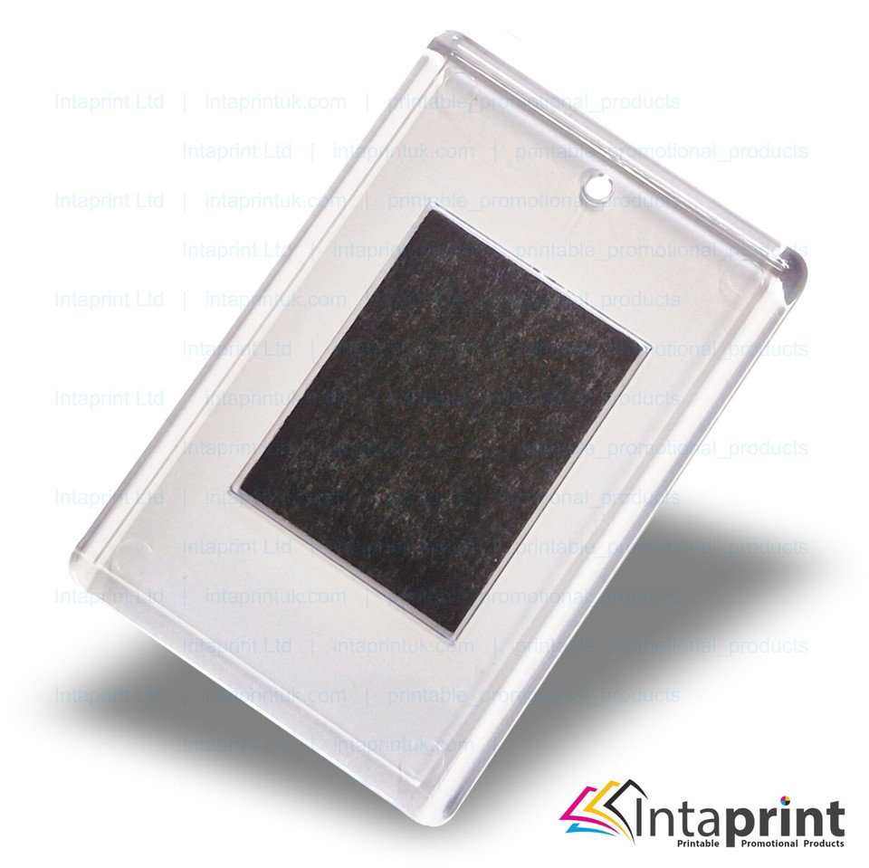 Blank Acrylic Clear L4 Fridge Magnet Personalise DIY Photo Insert ...