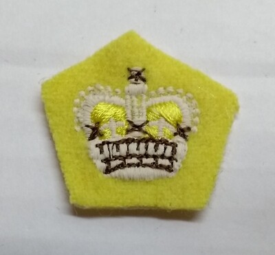 Primula Rango Corona No1 Donna 2 Krh Giallo British Army Ricamo Dell ...