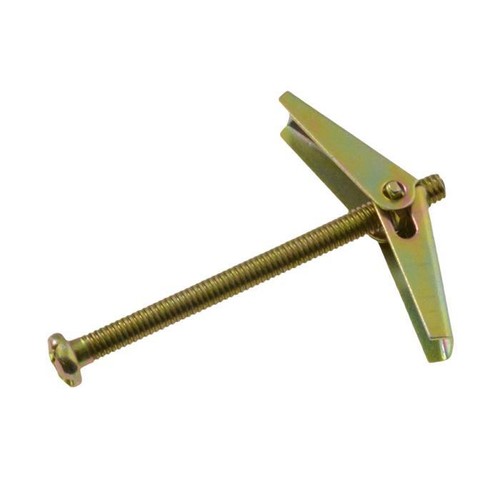 Pack of 700 Zinc Yellow M5 x 50mm Round Head Spring Toggles Cavity ...