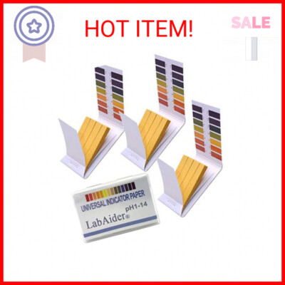 3 Pack pH.1-14 Test Paper Extensive Test Paper Litmus Test Paper 240 ...