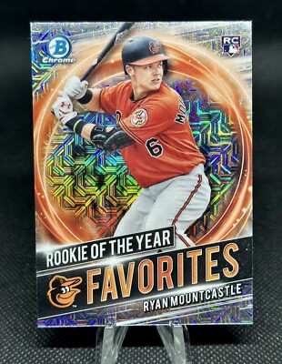 2021 Bowman Chrome Ryan Mountcastle Mojo Rookie of the Year Refractor # ...