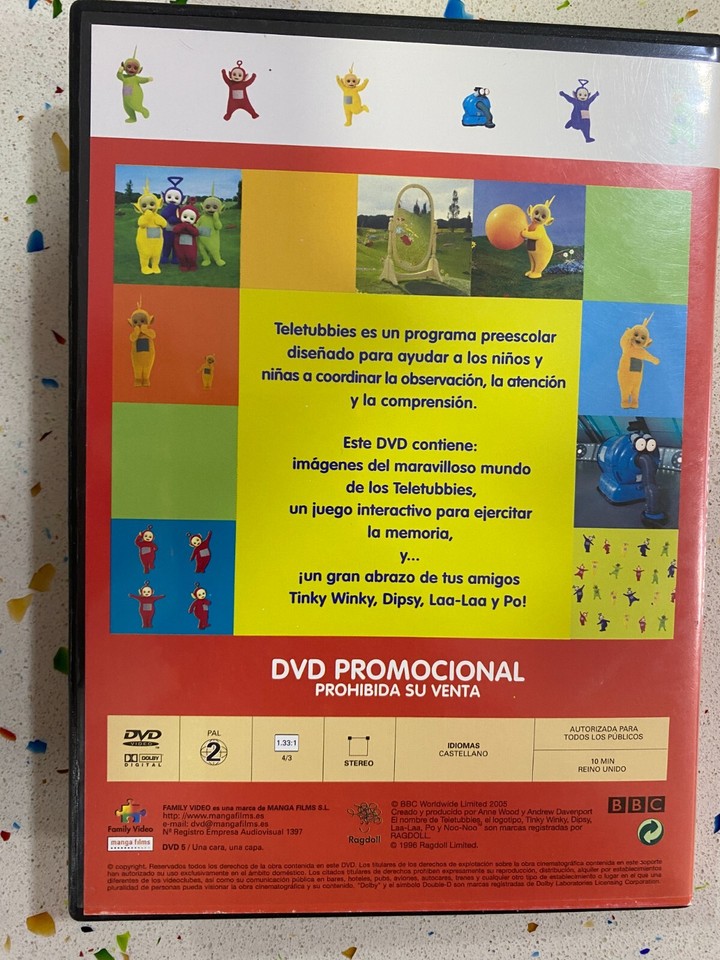 Teletubbies DVD the Wonderful World Of The Teletubbies - Spanish | eBay ...