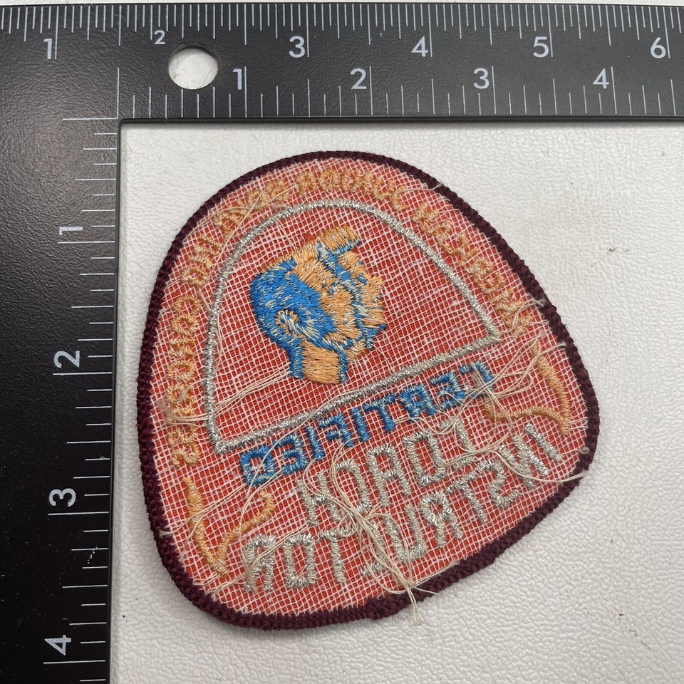 Vtg American Junior Bowling Congress CERTIFIED COACH INSTRUCTOR Patch ...