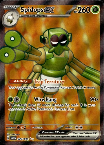 Spidops Ex #223 Pokemon Scarlet & Violet | eBay